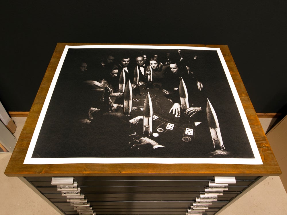 Peter Kennard · The Gambling · Signed Edition – Positive Propaganda e.V.